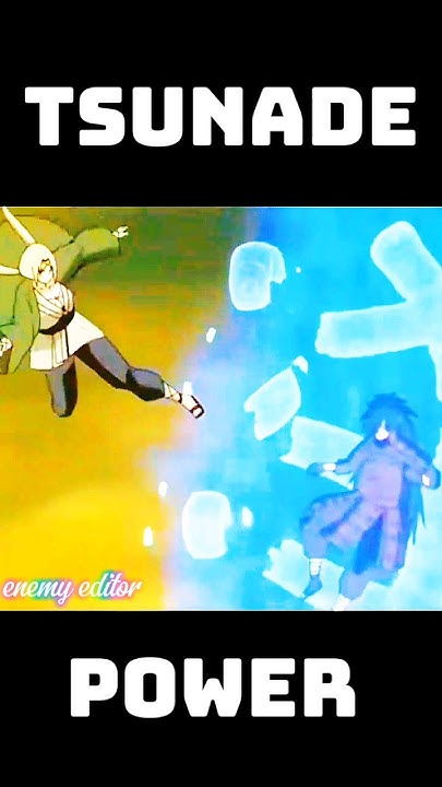After All She Is Grand Daughter Of Hashirama Tsunade Vs Madara Naruto 1m Shootfeed Youtube