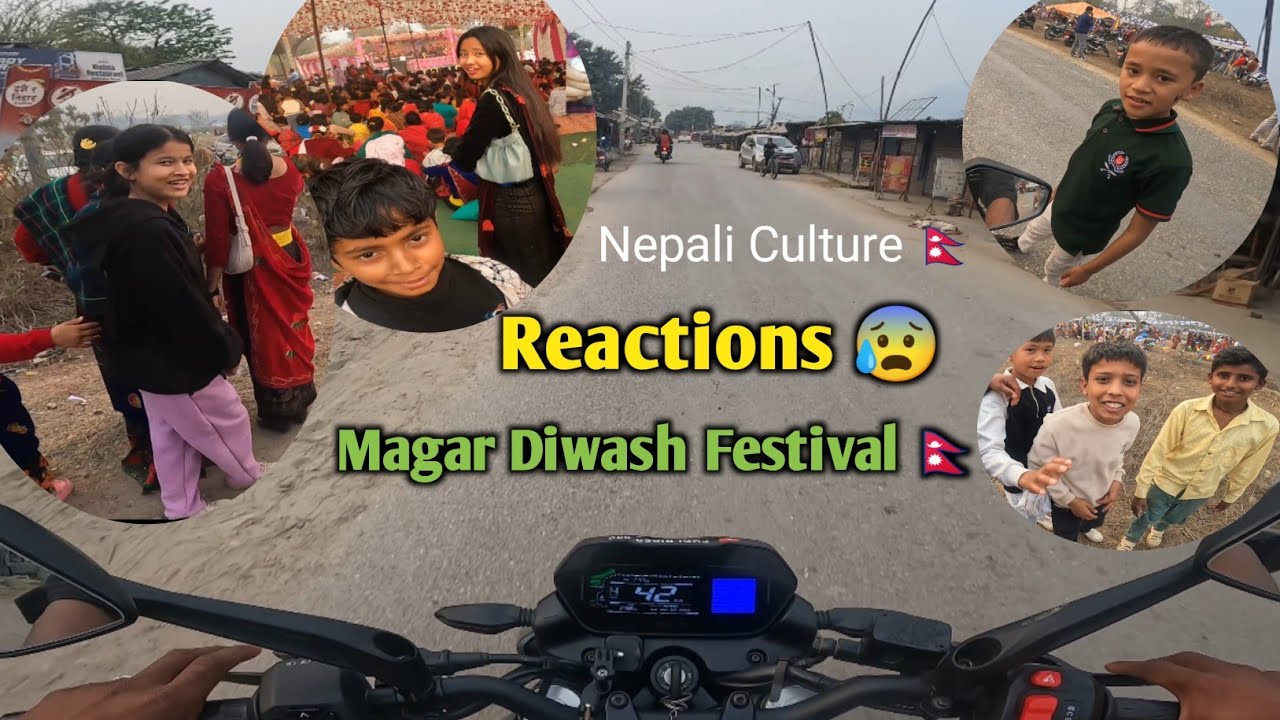 Nepali Magar Diwash Festival 🇳🇵 | Nepali Cute girls Reactions😀 | Cute ...