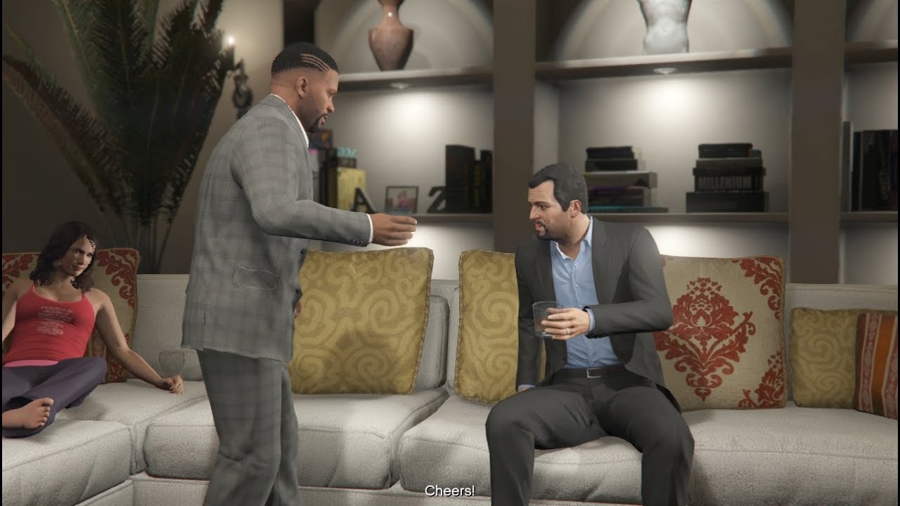 GTA V - Funny Cutscene 2 - YouTube