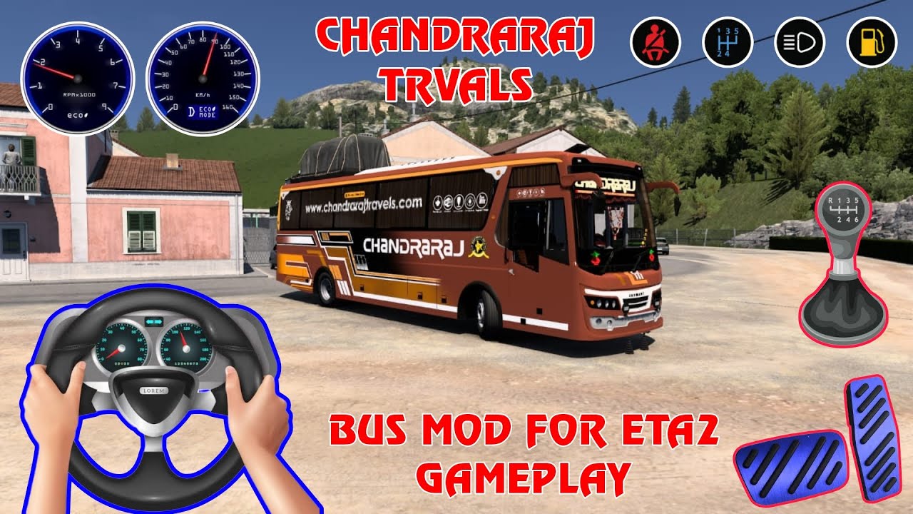 INDIAN MAP Mod For Euro Truck Simulator 2 | Mumbai Map | Sliper Bus Mod ...