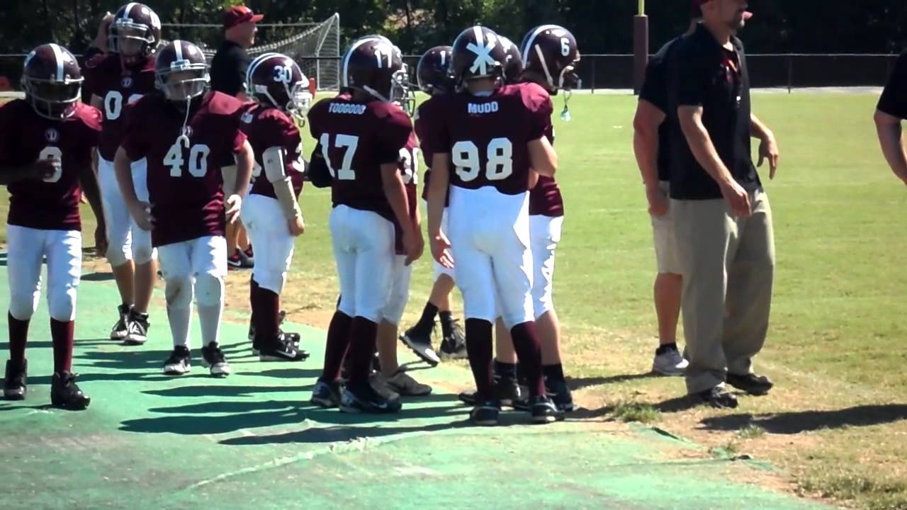 Doss Dragons Juniors vs ELS, Meaty #54 and A. Combs #7 showing off ...