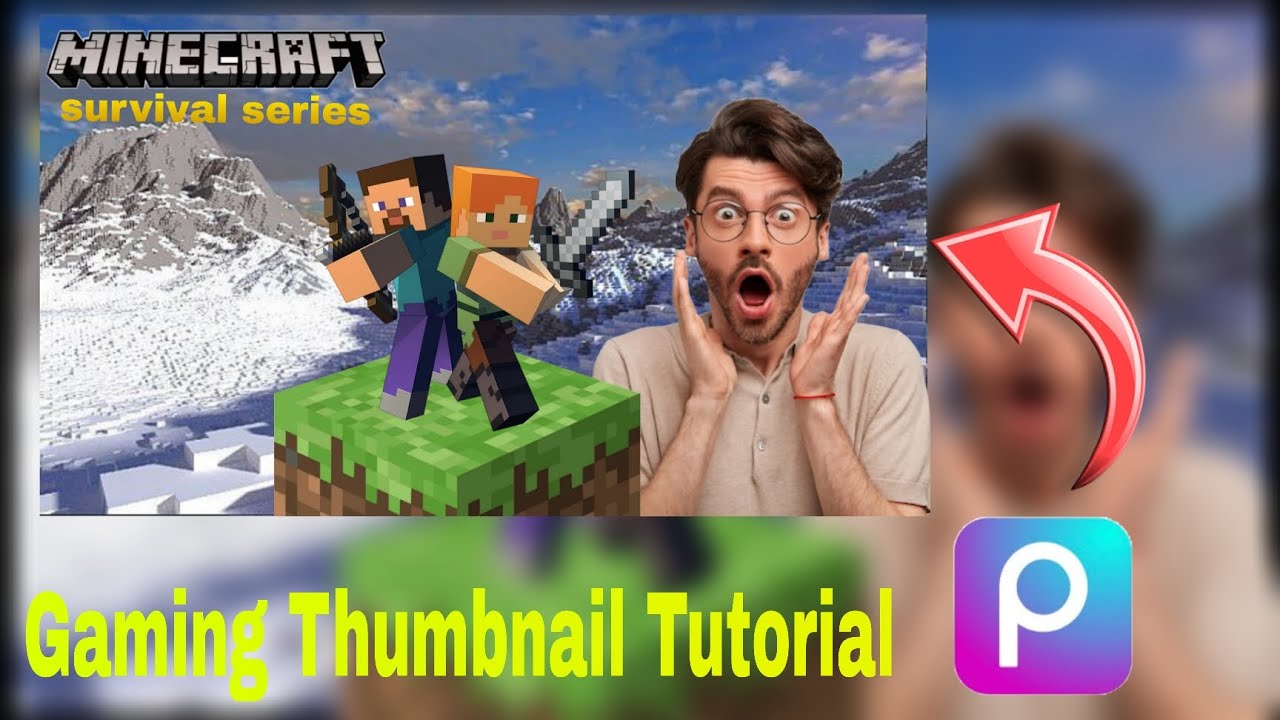 How to make thumbnails for youtube videos in mobile for gaming 2025 ...