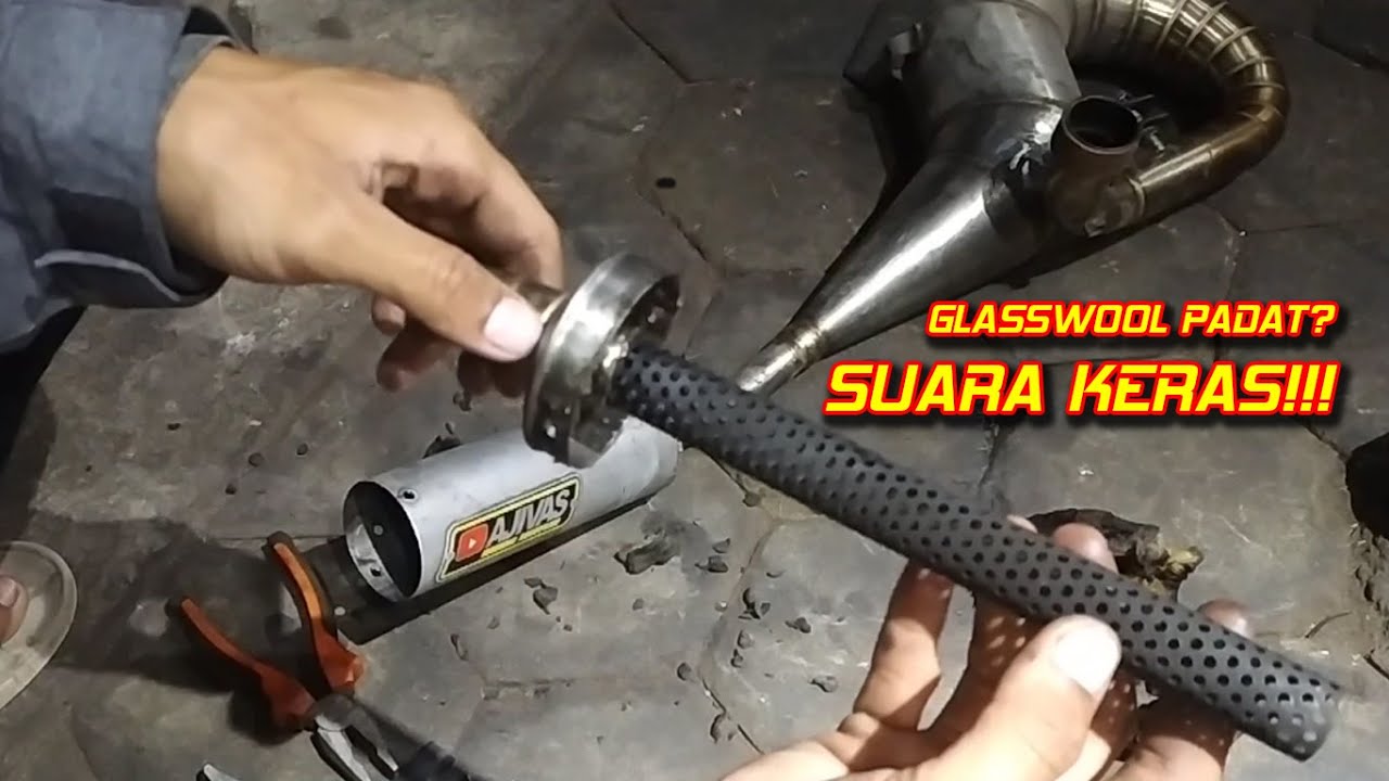 Cara Ganti Glasswool Knalpot Racing Vespa || Aji VAS - YouTube