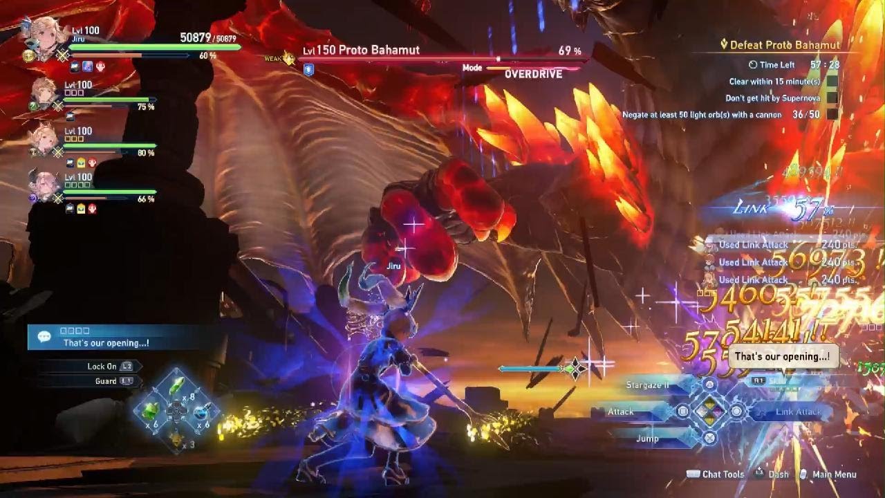 Granblue Fantasy: Relink Proto Bahamut 3:35 Io Pov - YouTube