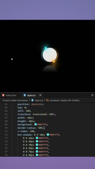 Clone Loader HTML CSS #shorts #programming - YouTube