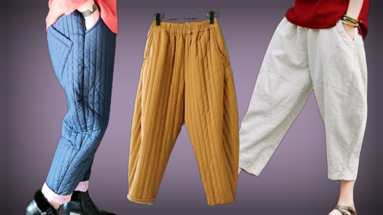 더 쉽고 빠르게 패딩 퀼팅 바지 만들기 Making Padded Quilted Pants Easier and Faster ...