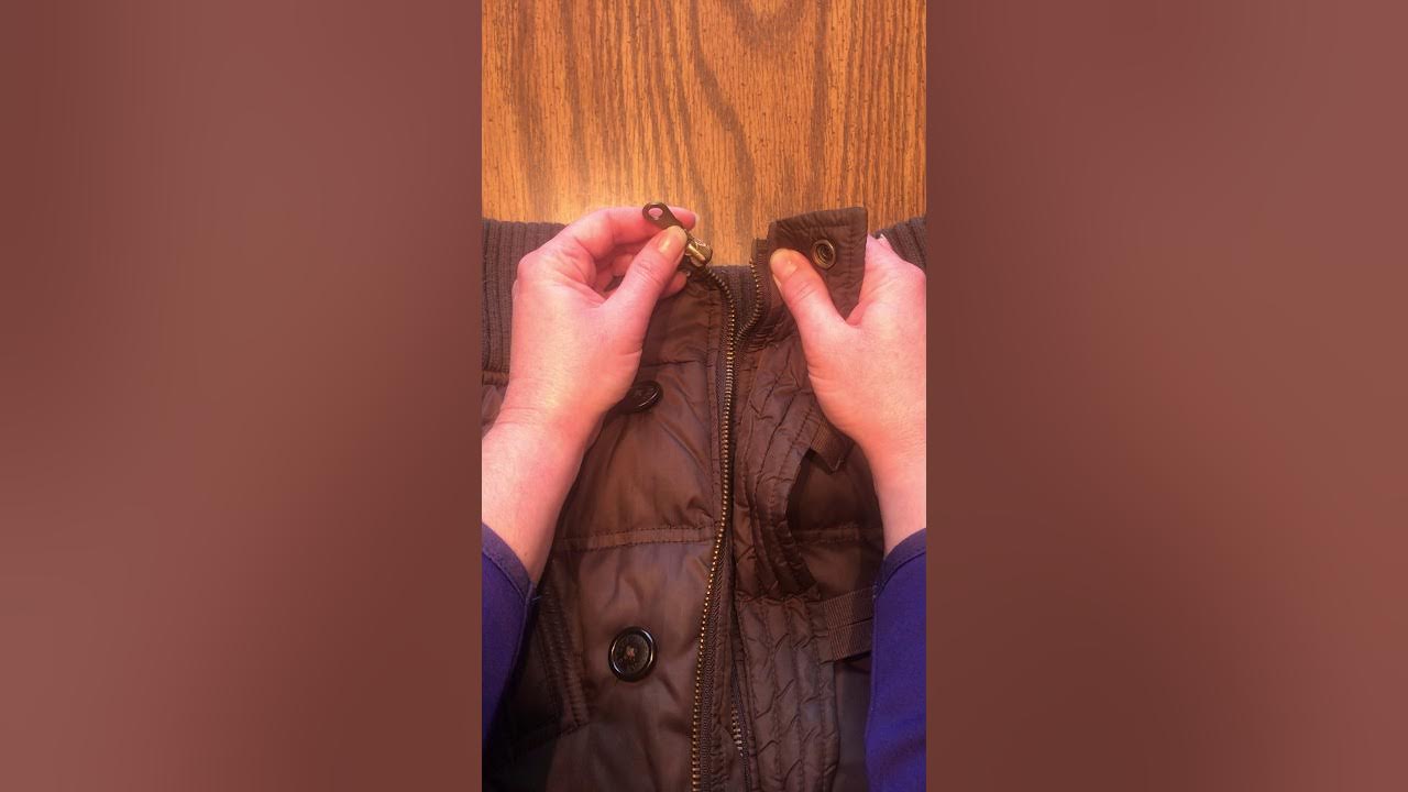 Zipping a Coat - YouTube