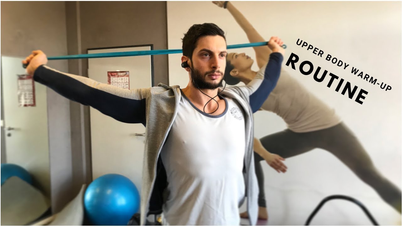 UPPER BODY WARM-UP ROUTINE (COMMENTARIO INCLUSO) - YouTube