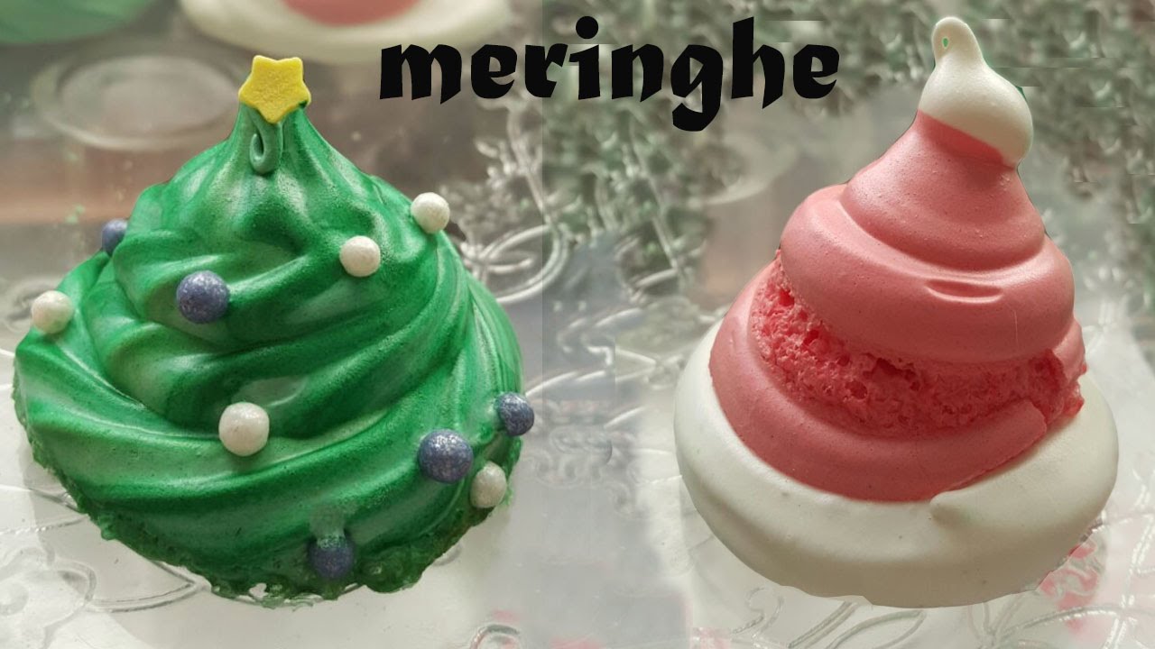 Ricetta: Meringhe di Natale - YouTube