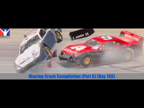 iRacing Crash Compilation (Part 6) (Day 199) - iRacing Gameplay - YouTube