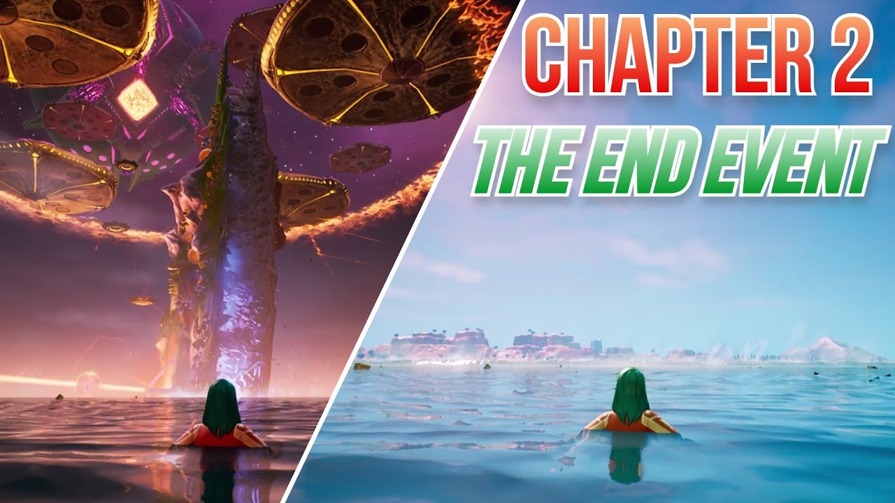 Fortnite Chapter 2 Live Event The END (No Commentary/Talking) - YouTube
