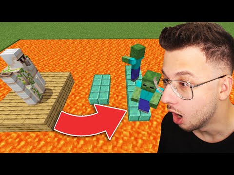 minecraft'ta demir golemlerin IQ'sunu test ettim!