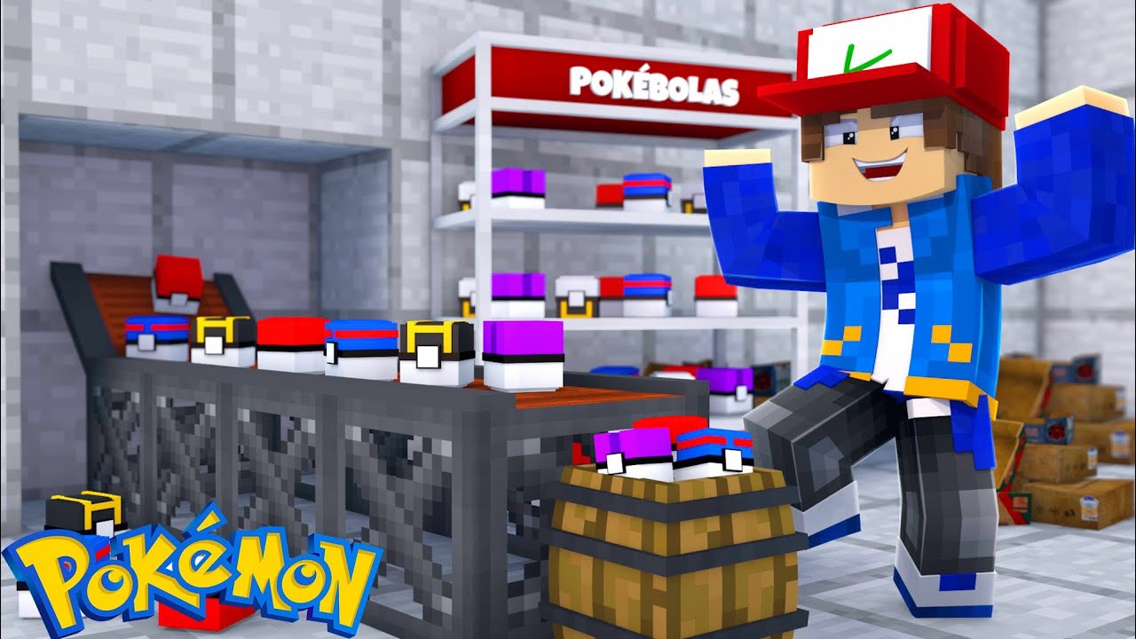 Minecraft: VERDADEIRA FABRICA AUTOMATICA DE POKEBOLAS - POKÉMON SWORD ...