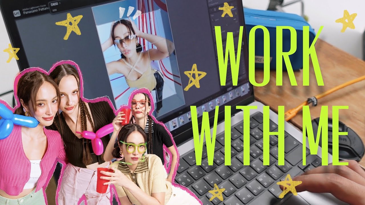 (cc) Work with me 📸 ทดลองเป็นนางแบบเสื้อผ้า 1 วัน - YouTube