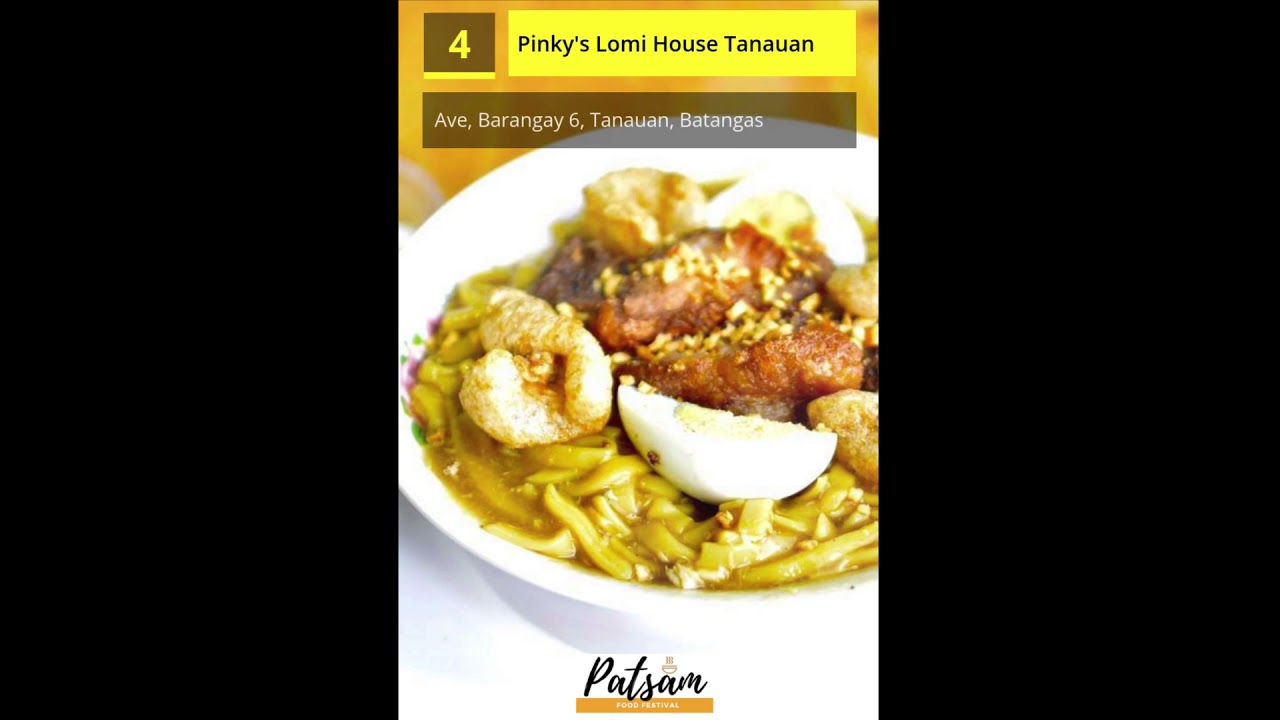 TOP 5 Lomi House in Tanauan Batangas - YouTube