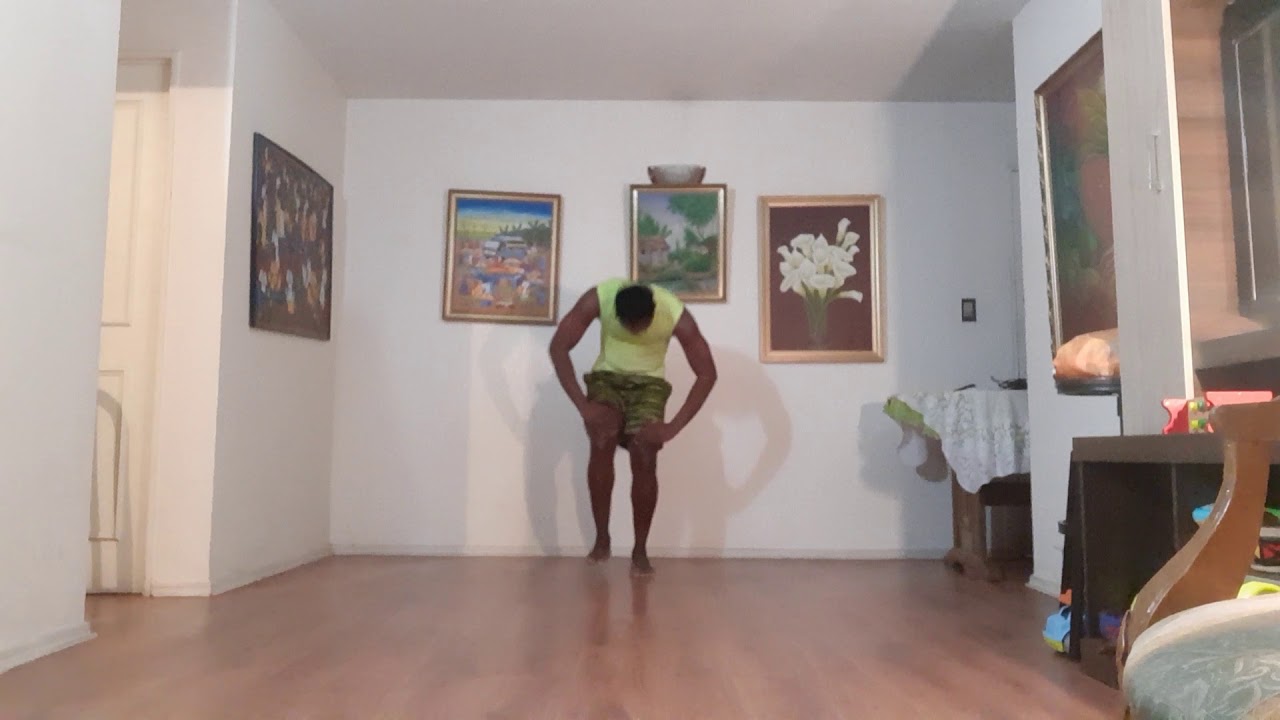 Yanvalou dance with Evens Clercema - YouTube