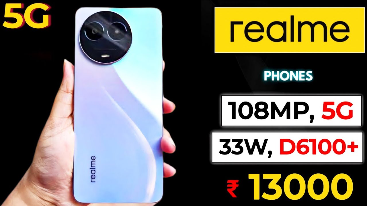 Top 5 best realme phone under 13000 5g 2024 | best realme 5g phone ...