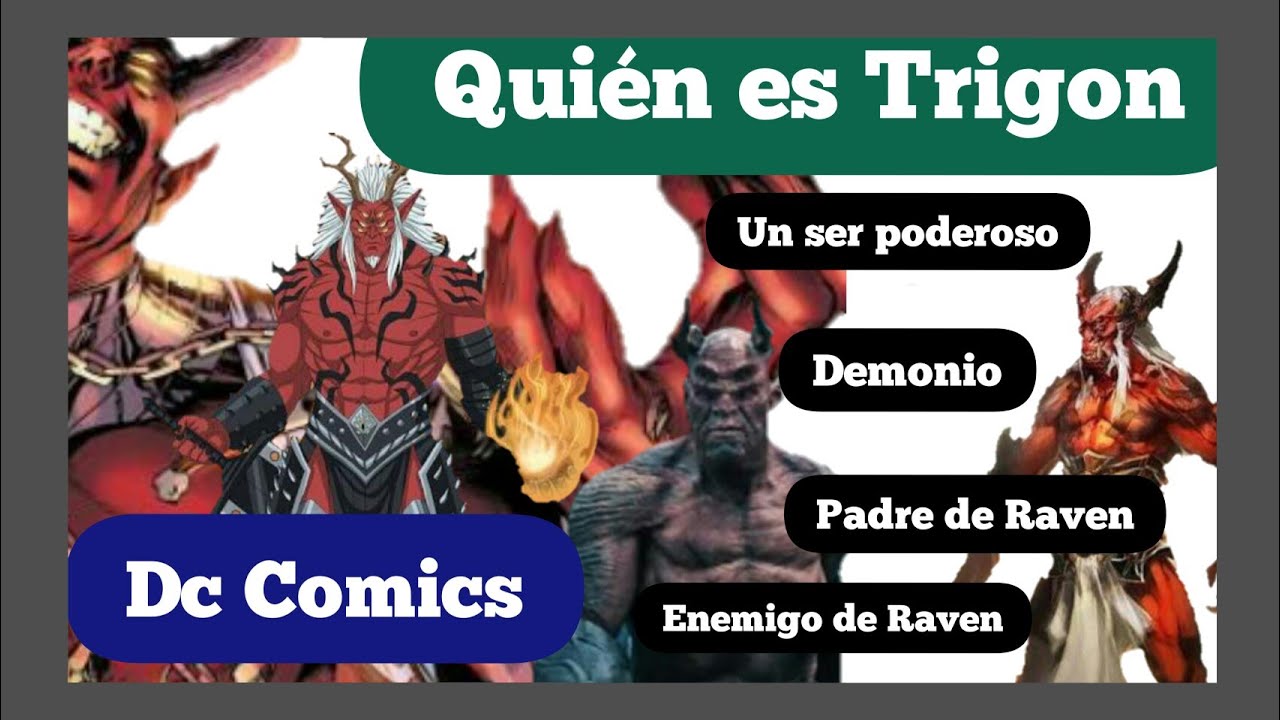 ¿Quién es Trigon? El villano y sus hijos || Dc Cómics - YouTube