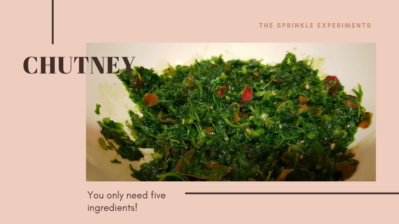 Chutney a Pakistani recipe - YouTube