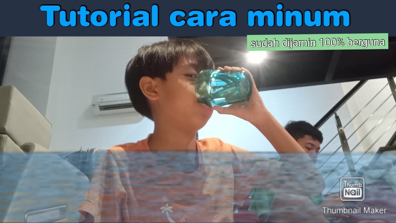 tutorial cara minum - YouTube