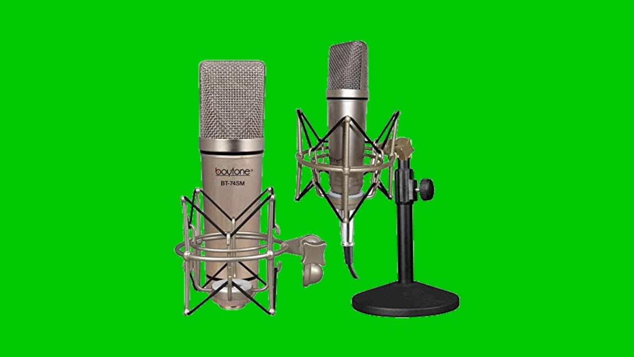 Microphone (Live) Green screen (Professional Microphone) 2021 - YouTube