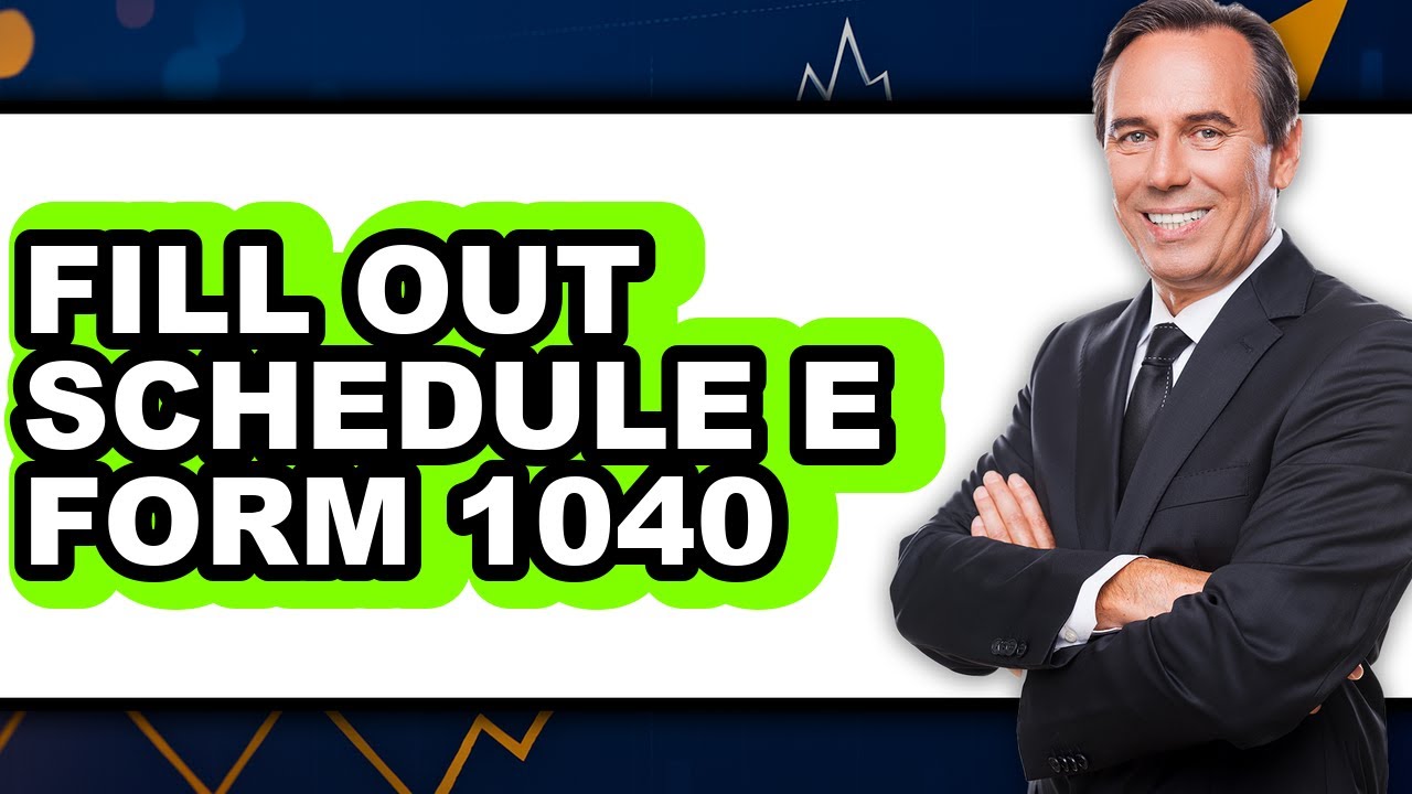 How to Fill Out Schedule E Form 1040 (updated) - YouTube