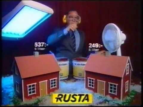 Reklam: Rusta Oljefärg x3 (2005) - YouTube