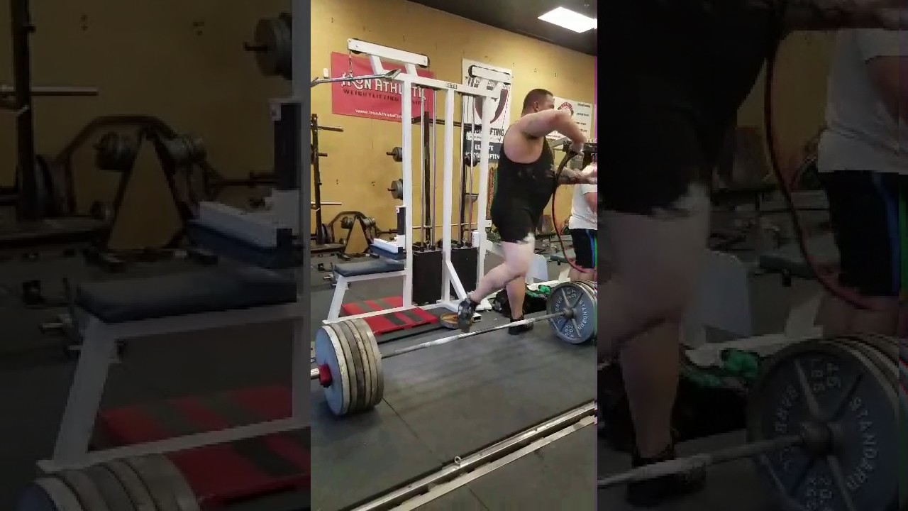 585lbs deadlift Inzer Max DL Single Ply - YouTube