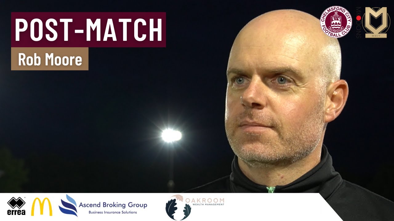 Rob Moore Post MK Dons (H) - YouTube