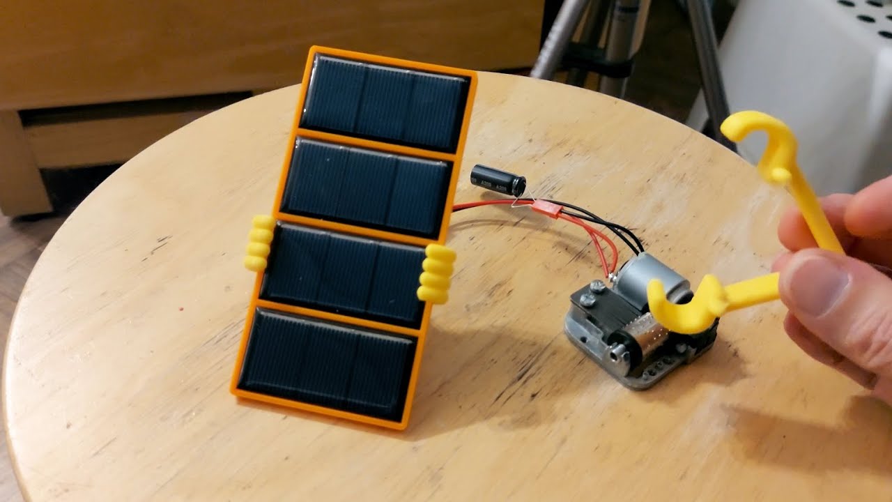 Stand for the Music Box Solar Panel - YouTube