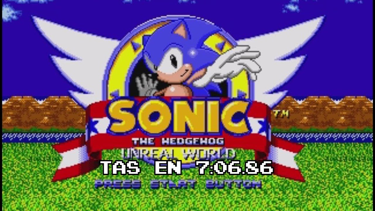 [TAS] Sonic Unreal Wolrds en 7:06.86 - CamHack - YouTube