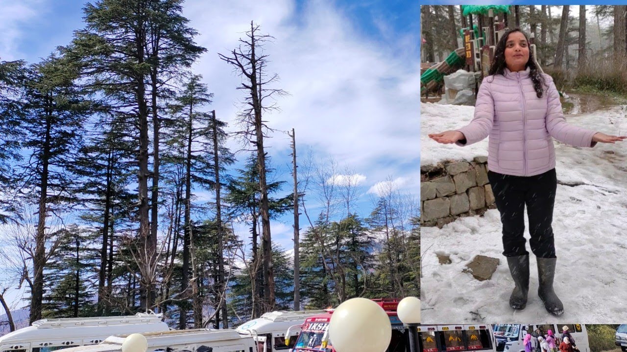 Third day in jammu. Patnitop view. Finally snowfall dekhne ko mila ️ ...