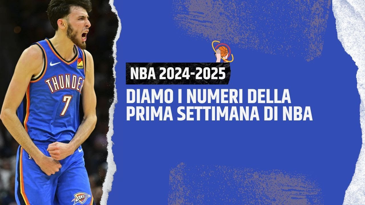 Prima settimana di NBA: diamo i numeri! - YouTube
