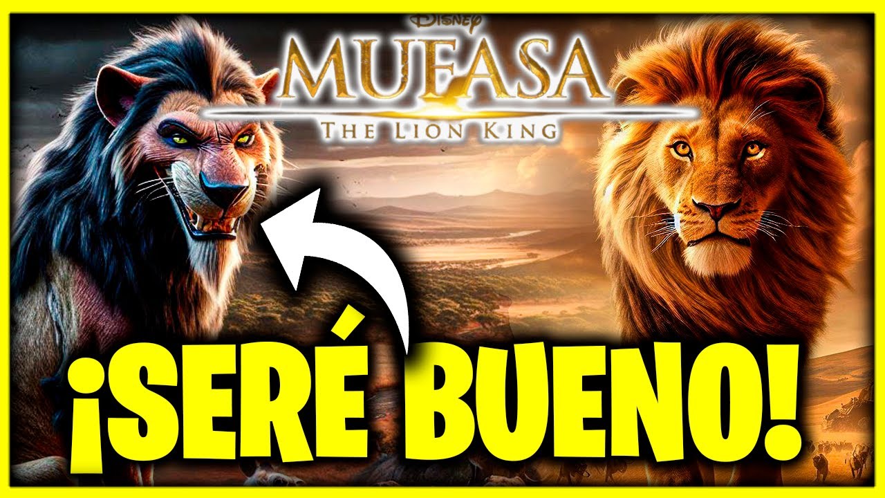 MUFASA EL REY LEON ¿SCAR SERÁ BUENO O MALO? 2024 DISNEY - YouTube