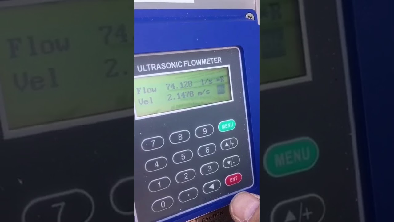 How to set zero of ultrasonic flow meter - YouTube