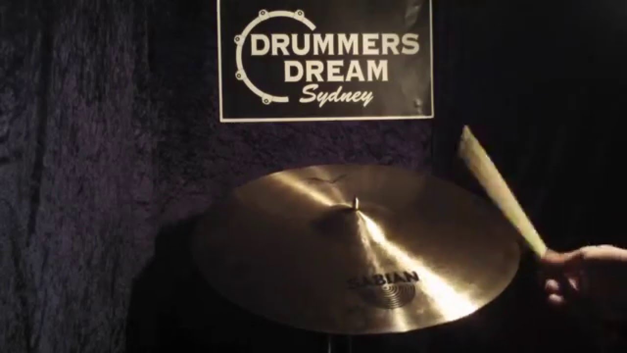 Sabian Vault Custom Shop 20" Ride Cymbal 2178g REF#29 - YouTube