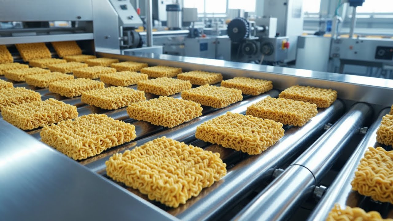 Inside the Secret Instant Noodle Factory – What You’ve NEVER Seen ...