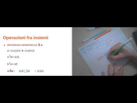 lez 7 Teoria Degli Insiemi - Differenza Simmetrica - YouTube