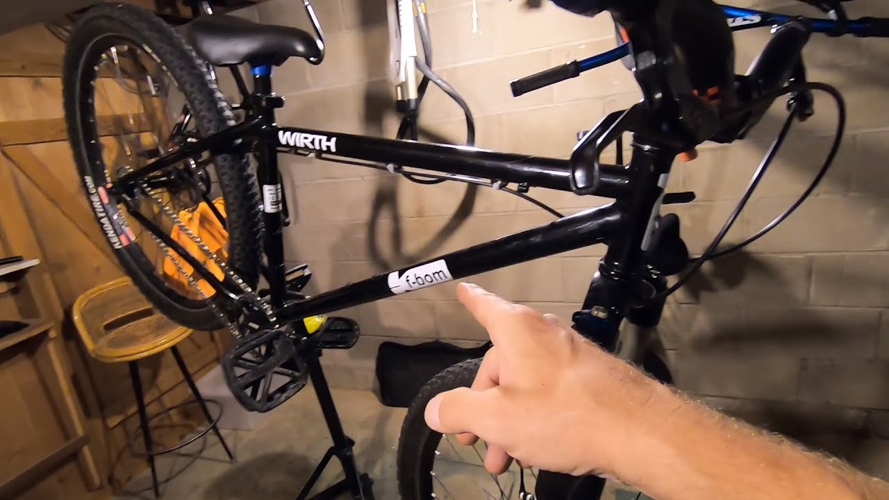 Street Trials Bike Build from an Old MTB Frame - YouTube