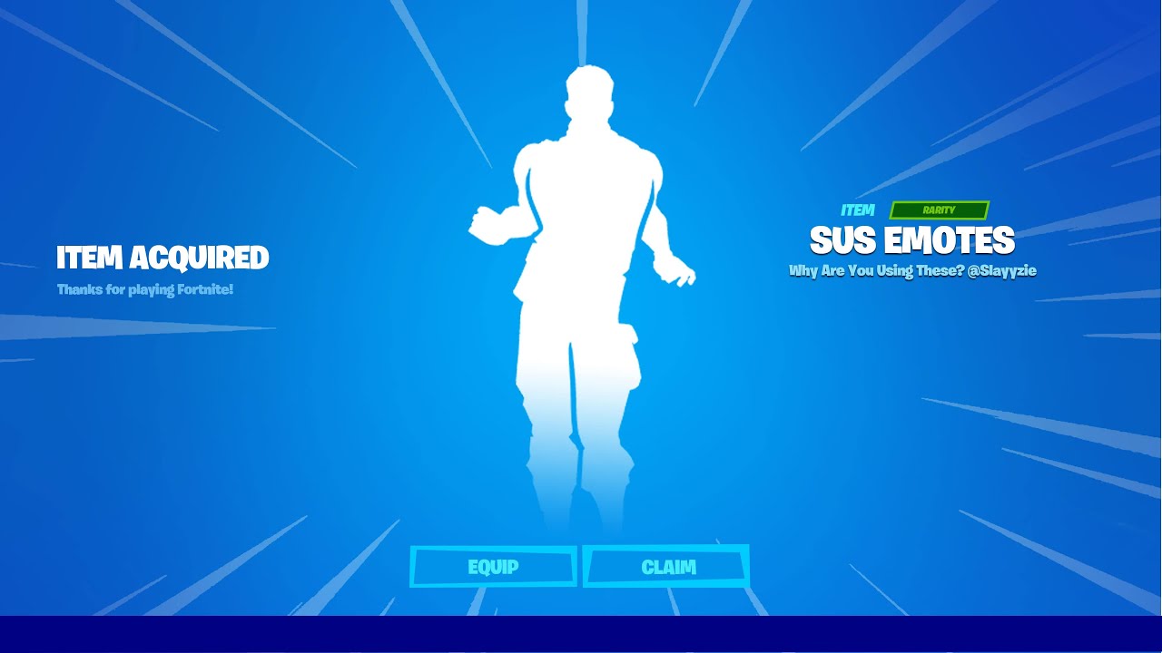 SUS EMOTES IN FORTNITE 😅 - YouTube