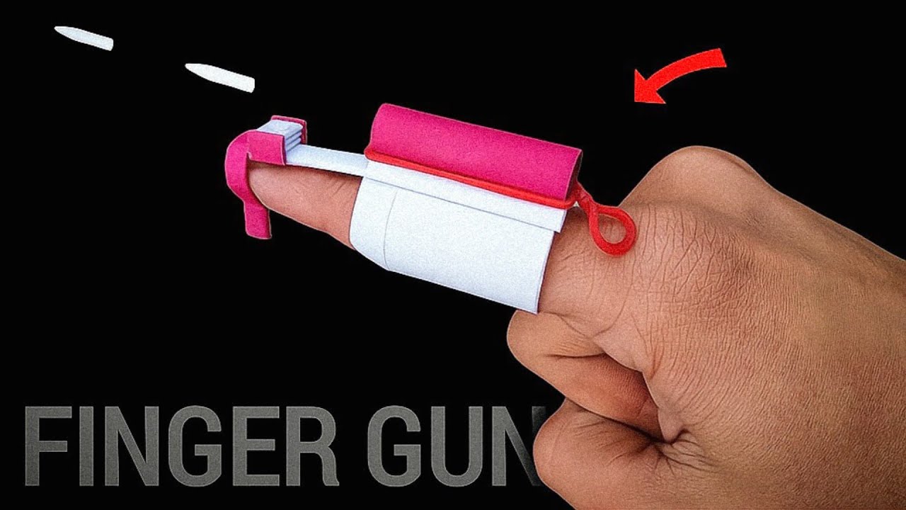 Paper Mini Gun | How to make a Paper Finger Gun | Diy mini Gun - YouTube