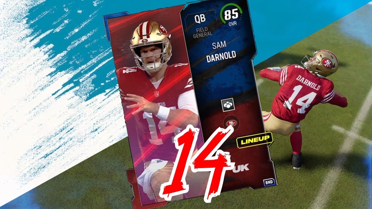 Sam Darnold On The 49ers Theme Team Madden 24 - YouTube