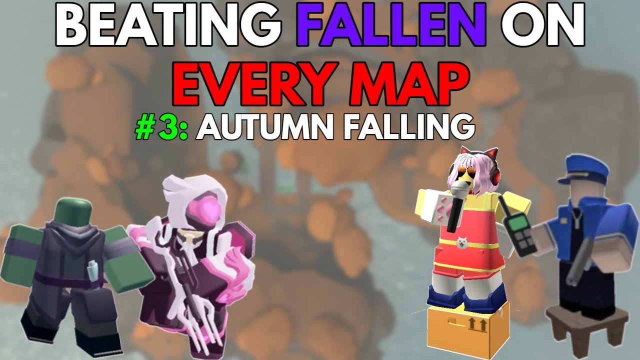 BEATING FALLEN ON EVERY MAP | #3 - AUTUMN FALLING | ROBLOX Tower ...
