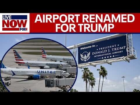 Palm Beach airport renamed as President Donald J. Trump International Airport