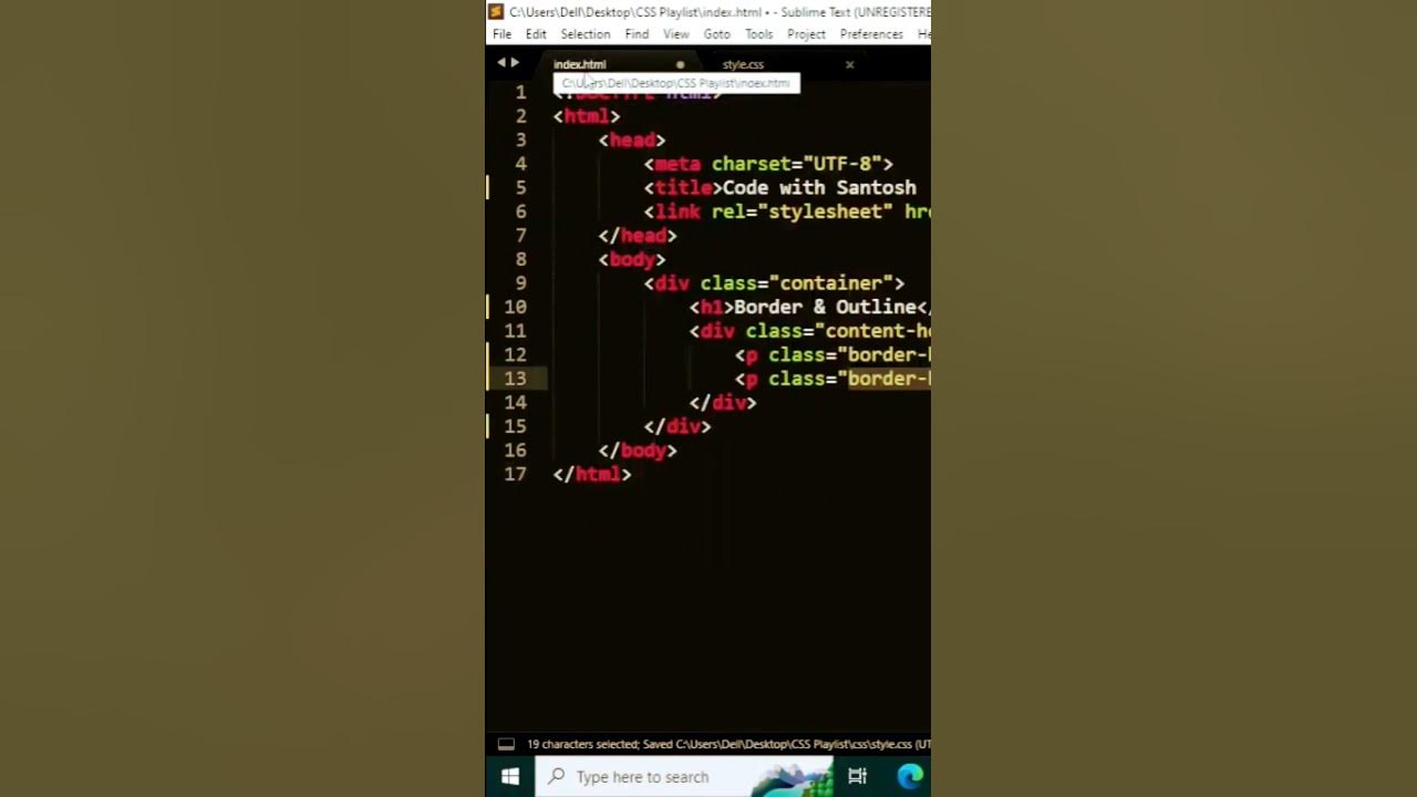 Shorthand Properties Of Css Border Html Htmltutorial Css Css3 Border Cssborder Shorthand