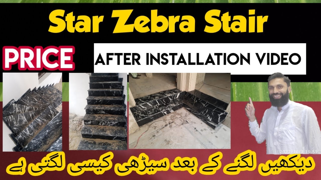 star zebra stairs price | after installation video review | black and ...
