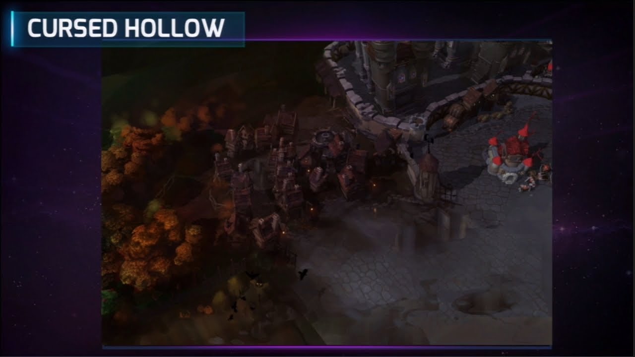 Heroes of the Storm - Cursed Hollow Battleground Preview - YouTube