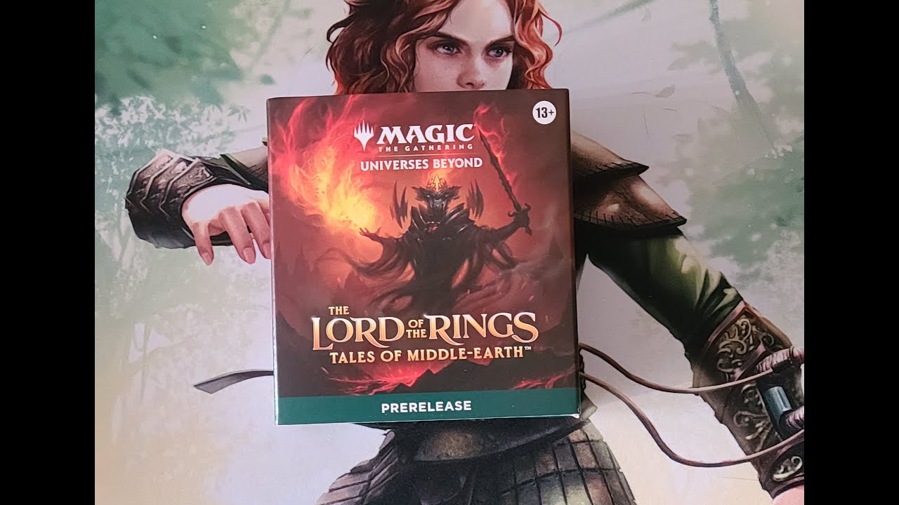 MTG: Lord of the Rings Prerelease Kit Unboxing - YouTube