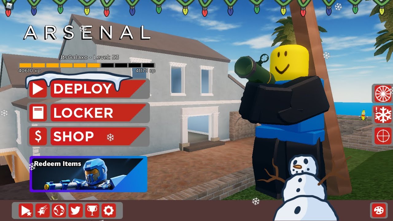 arsenal new winter update Roblox - YouTube