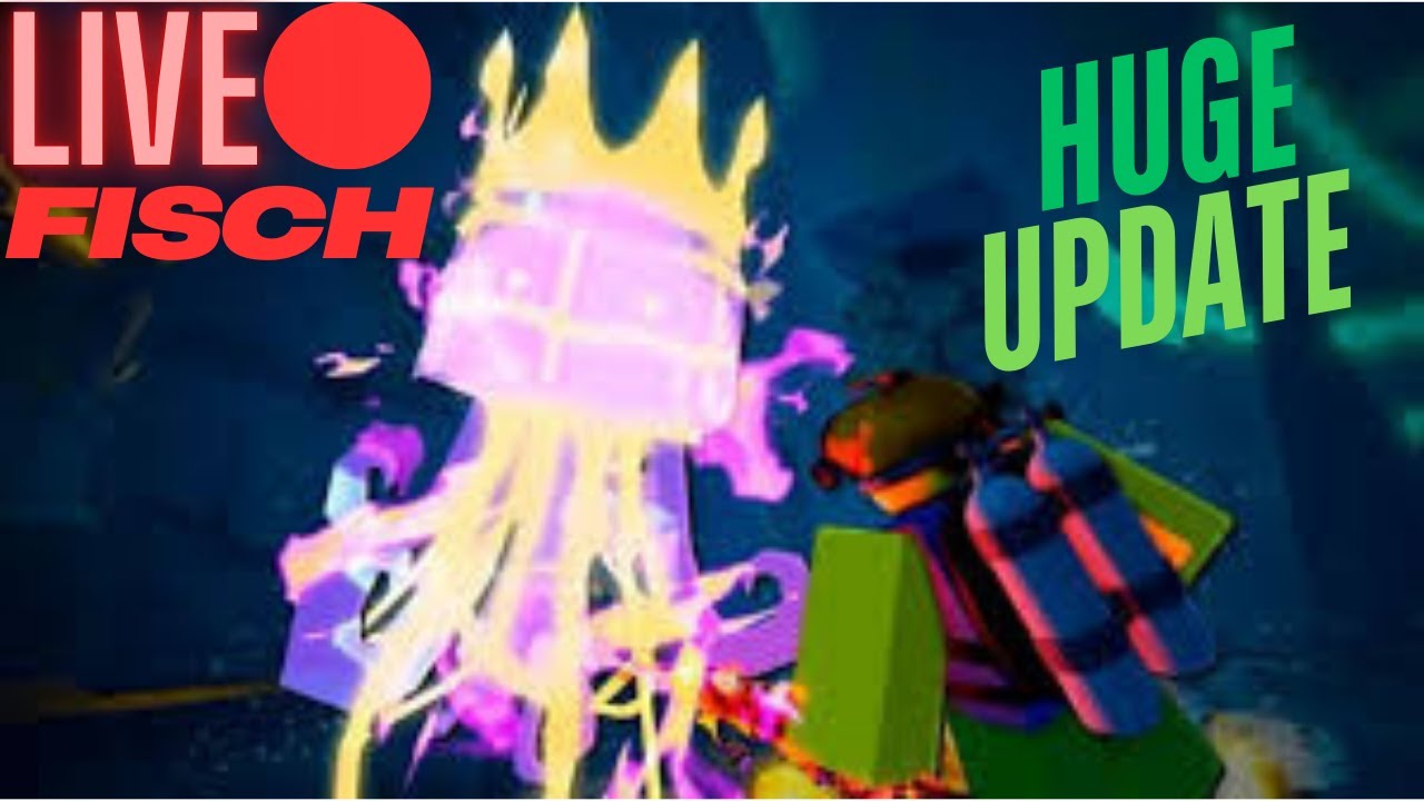 FISCH LIVE! MOBY UPDATE! FREE PRIVATE SERVER! - YouTube